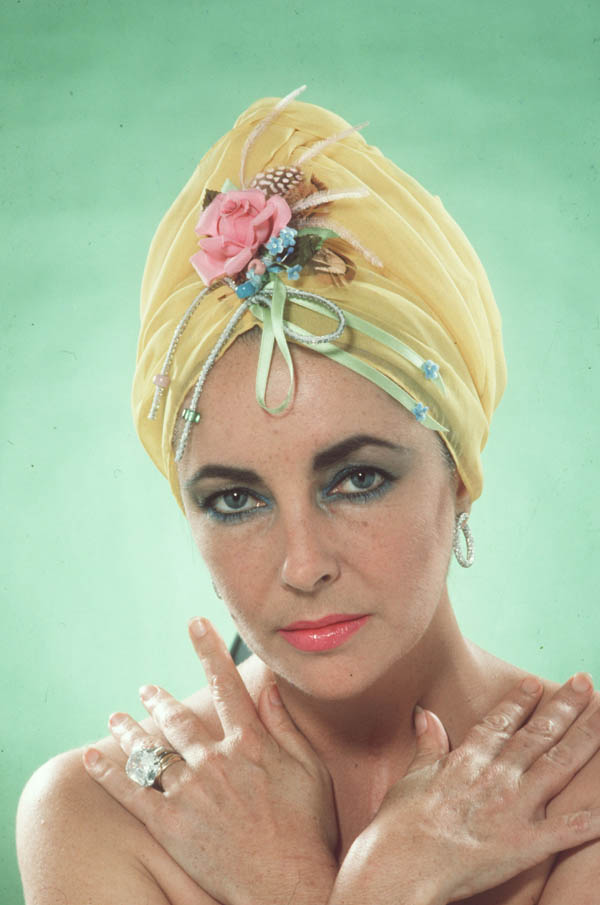 an ode to elizabeth taylor’s headdress (ie. every findable photograph ...