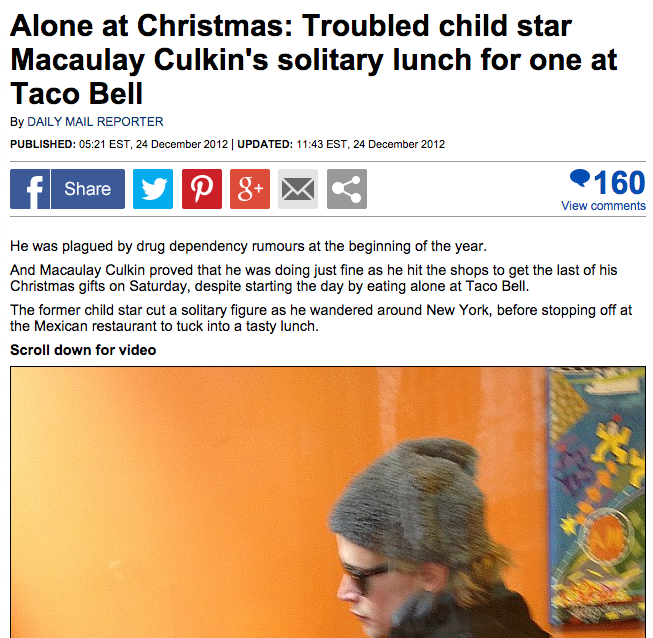 time machine: that one time macaulay culkin was “solitary” and “alone ...